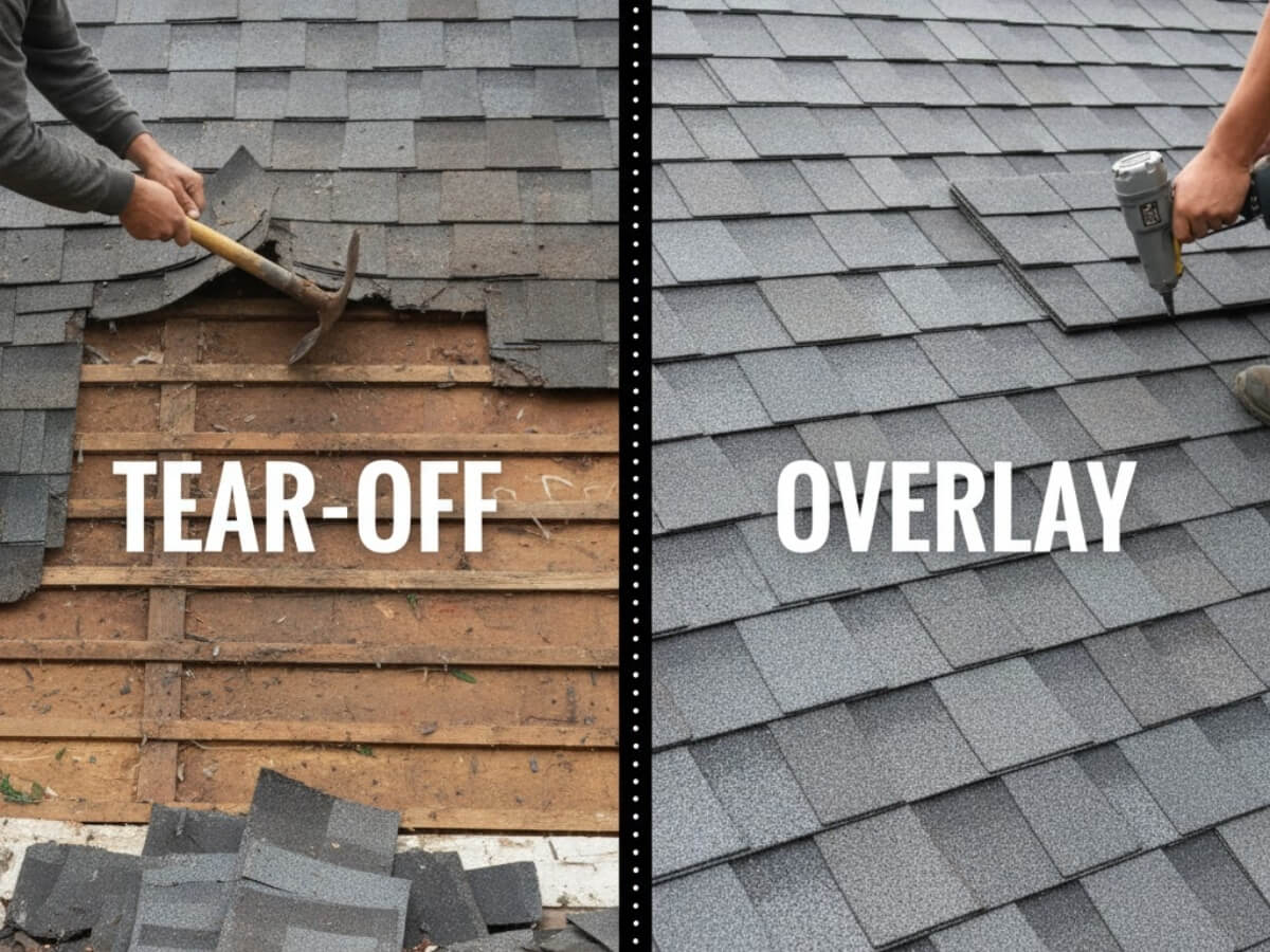 Tear-Off vs. Overlay: When Paying More Now Saves Later - Intercrus Roofing